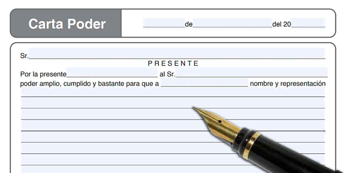 Modelo Y Recomendaciones Para Redactar Una Carta Poder Notarial ...